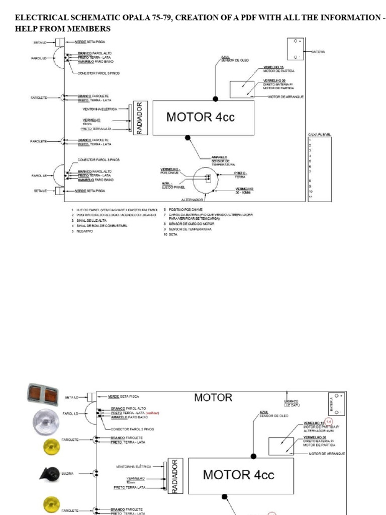 Opala 75-79 Electrical Schematic PDF | PDF