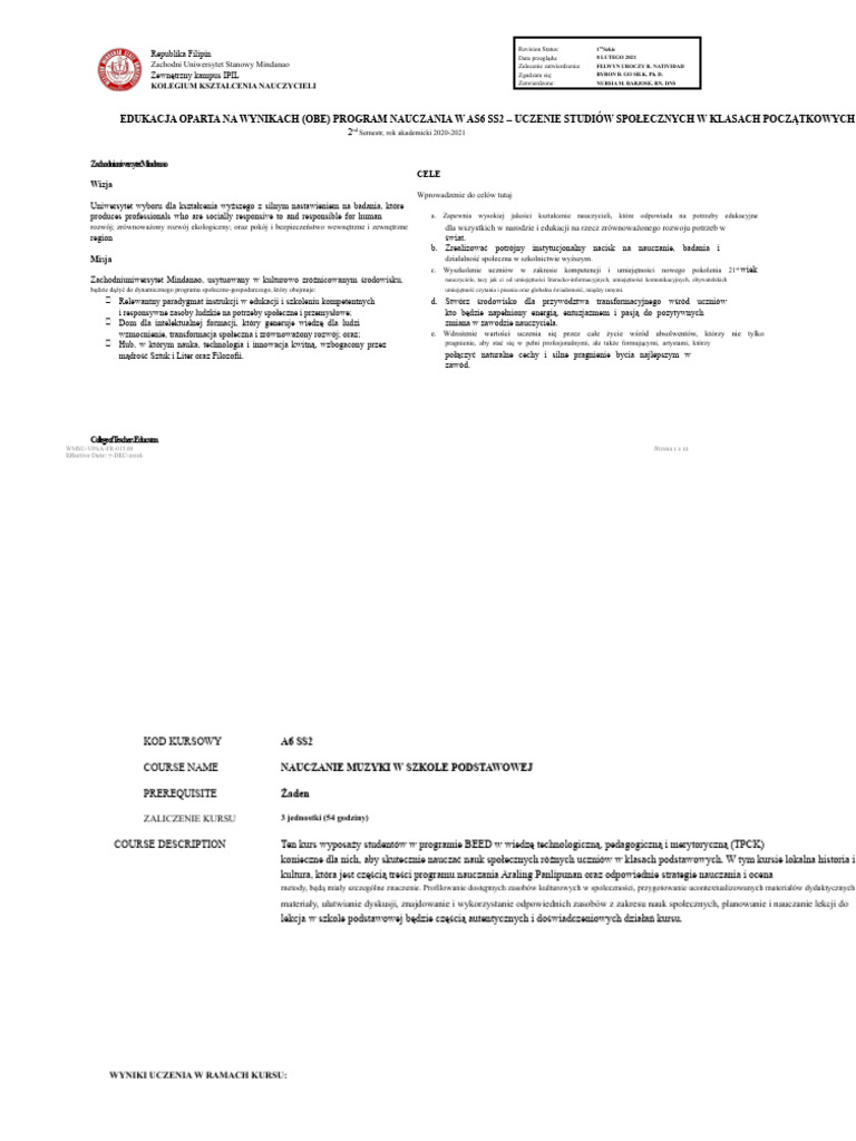 As6 SS2 Studia Społeczne | PDF