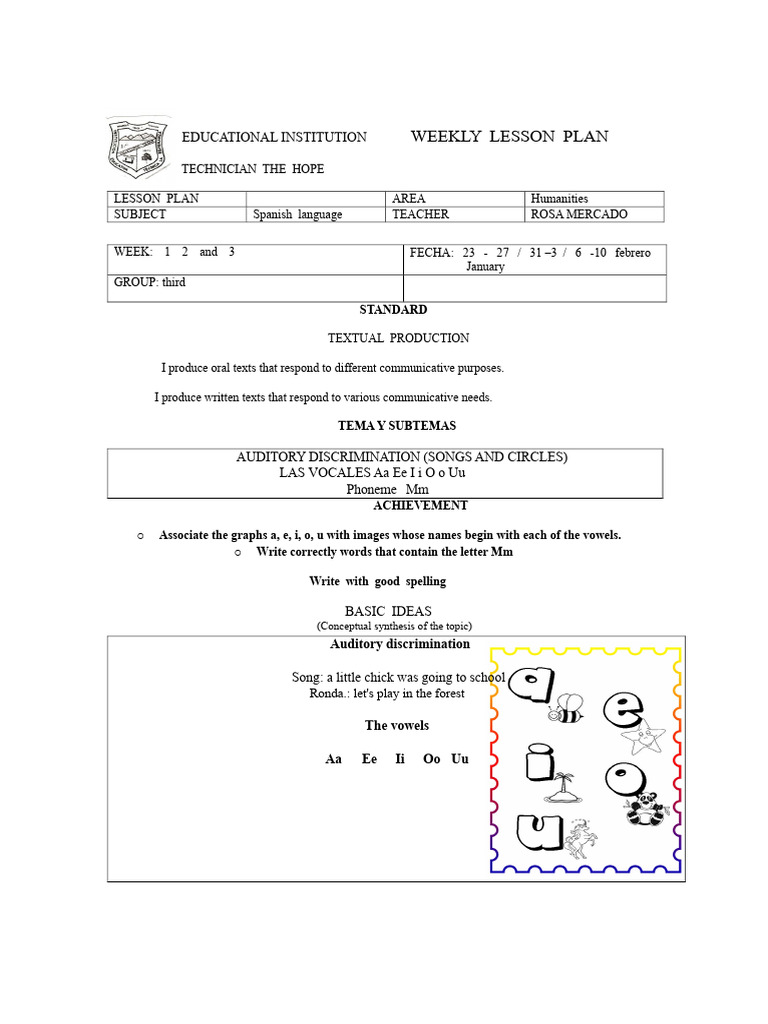 Lesson Plan Grade 1 First | PDF | Lesson Plan | Drawing