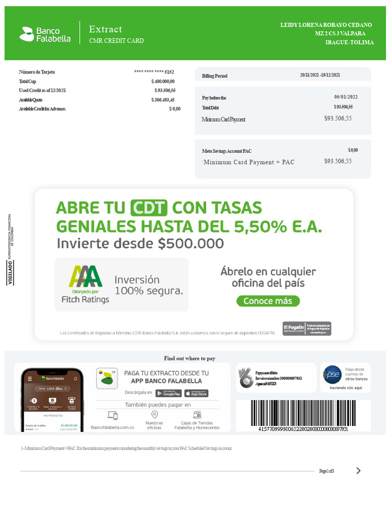 Extract: CMR Credit Card | PDF | Credit Card | Banks
