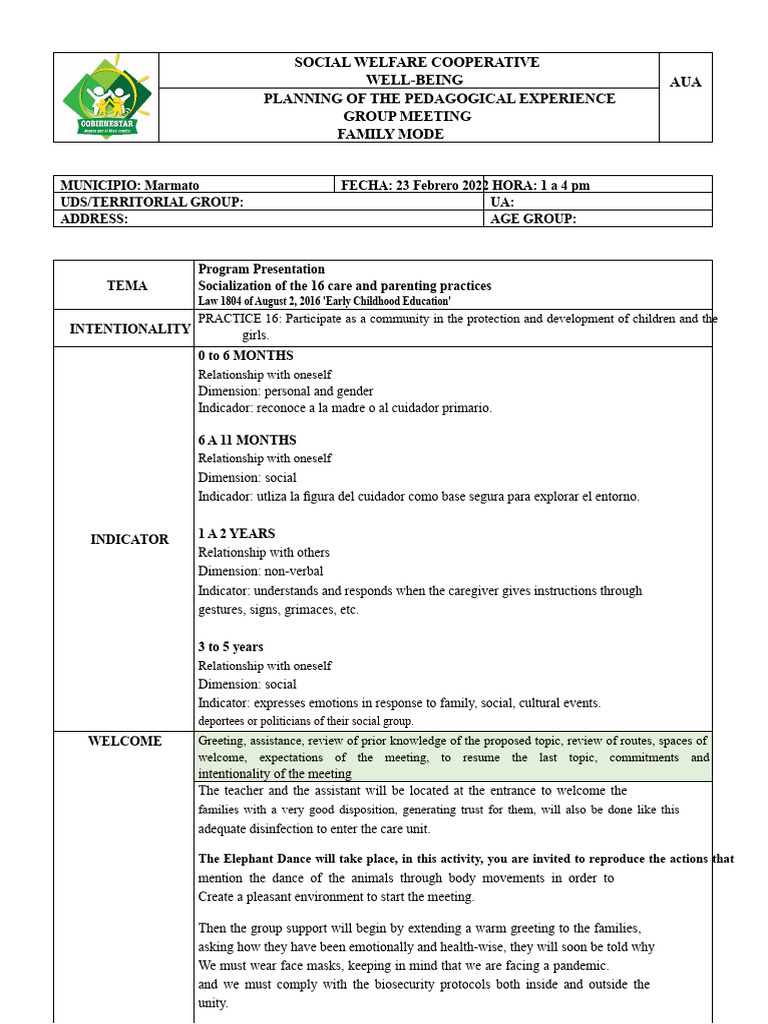 Group Meeting Planning | PDF | Waste | Behavioural Sciences