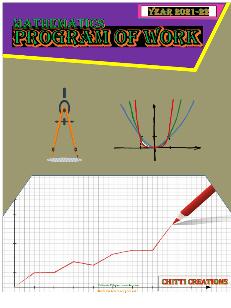 Programme de travail en mathématiques 2021-22 | PDF | Équations ...