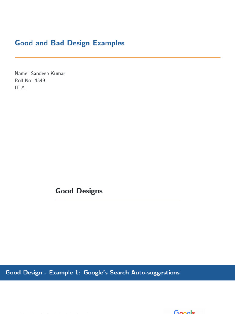 Good vs Bad Design Examples Explained | PDF | Computer Keyboard | Usability