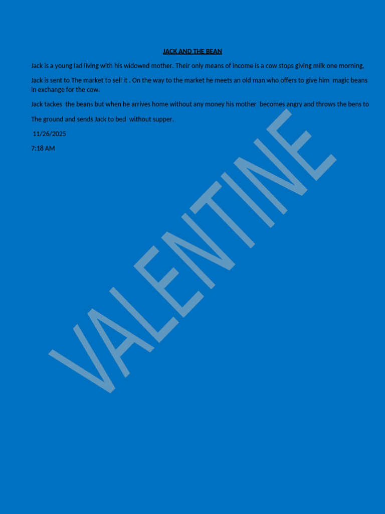Reading Lesson 1 | PDF
