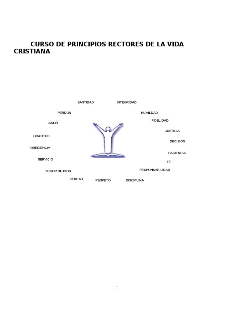 Principios Rectores Iglesia Cristiana ICIAR | PDF | Santo | Santificación