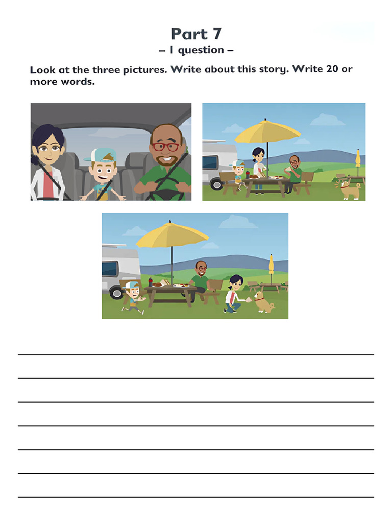 FLYERS Part 7 - Writing Gina | PDF