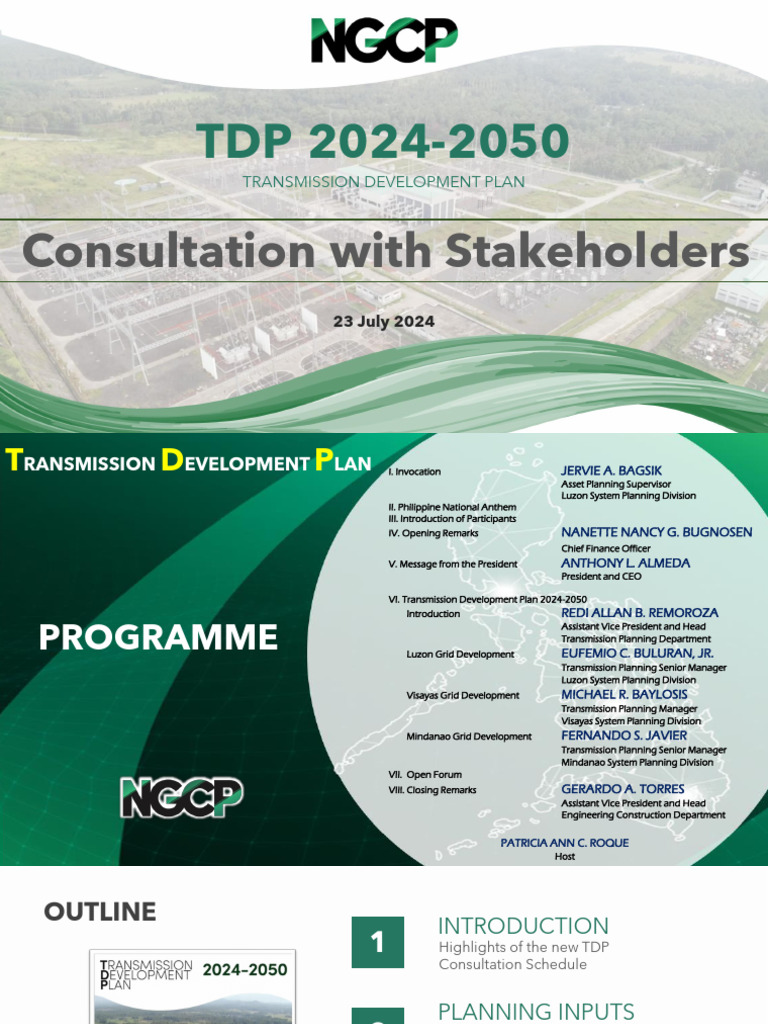 Transmission Development Plan 2024-2050 | PDF | Electrical Grid | Electricity Generation