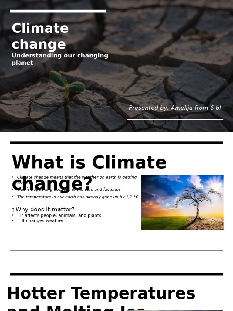 Climate Change 1 | PDF