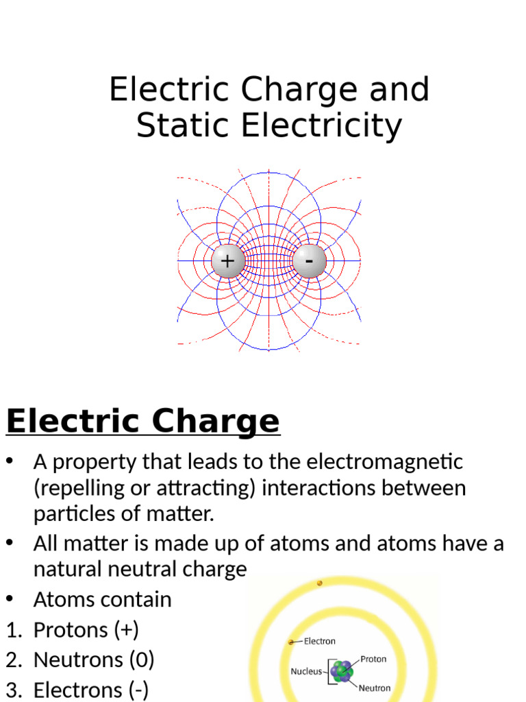 Understanding Electric Charge and Static Electricity | PDF | Electric ...