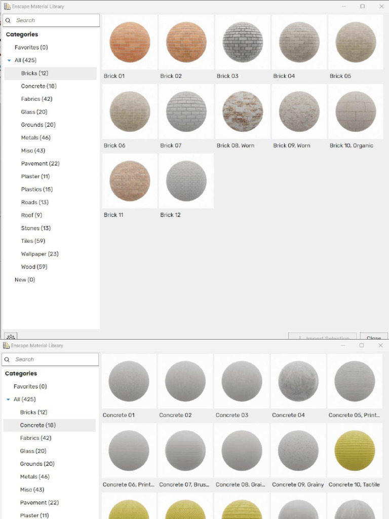 Enscape Material Library | PDF