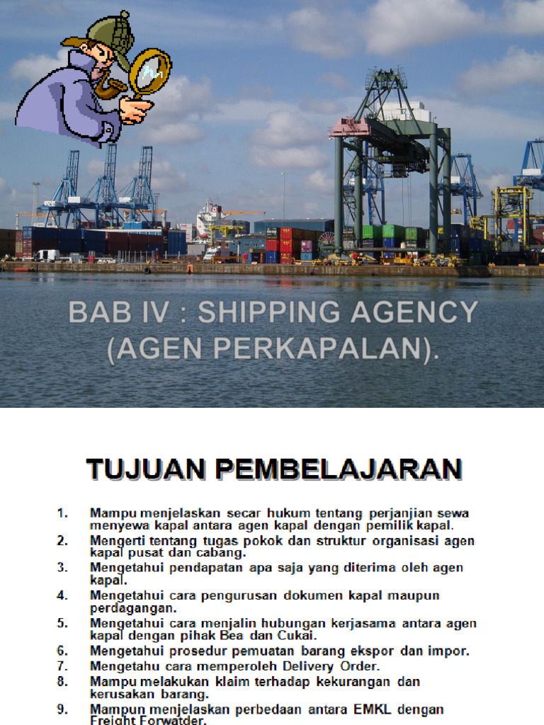 Jenis dan Fungsi Agen Perkapalan | PDF