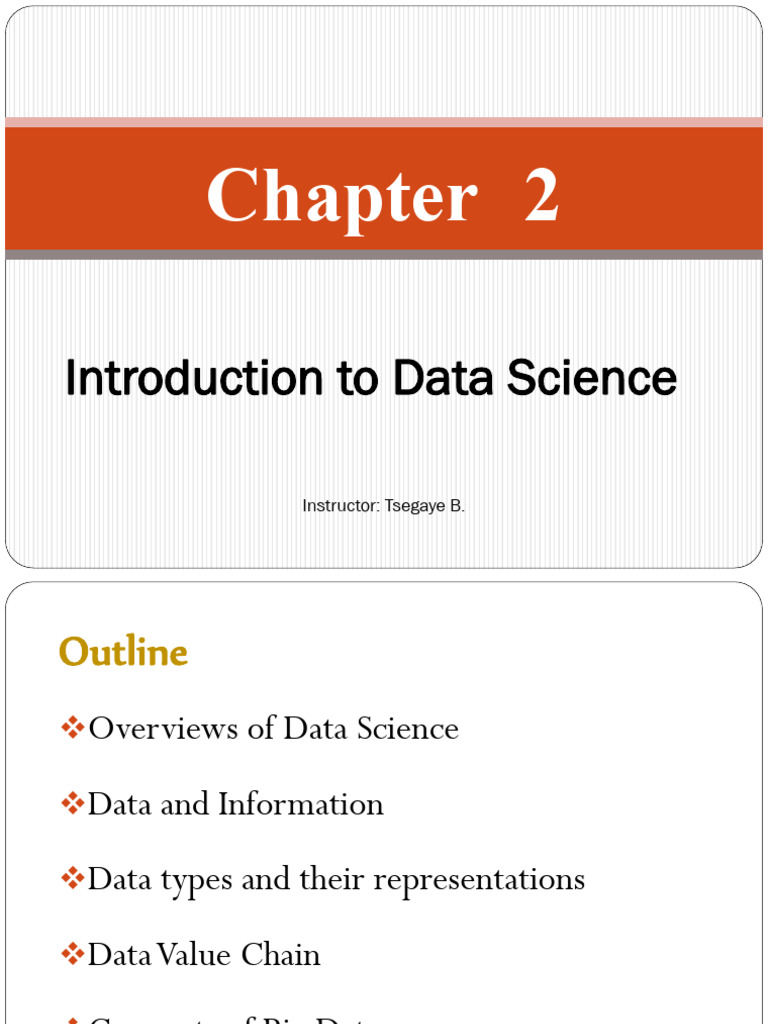 Chapter 2. Introduction to Data Science (DS) | PDF | Data Science | Data