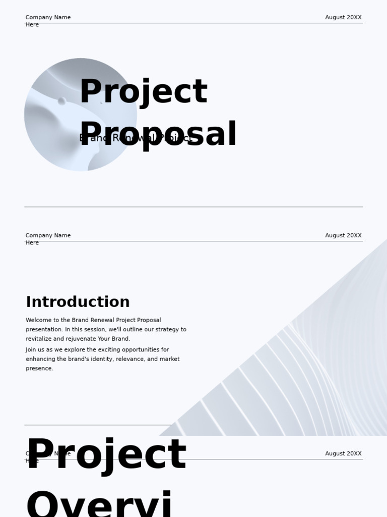 Project Proposal Presentation | PDF | Risk | Brand