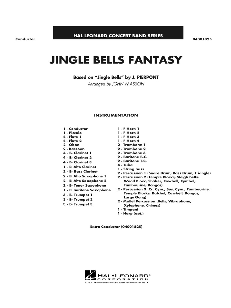00 Conductor Jingle Bells Fantasy | PDF