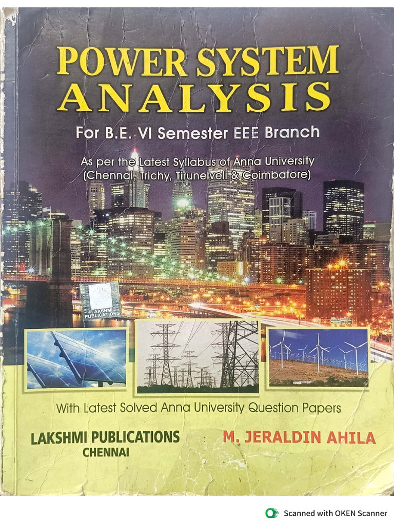 Power' System Analysis Book | PDF