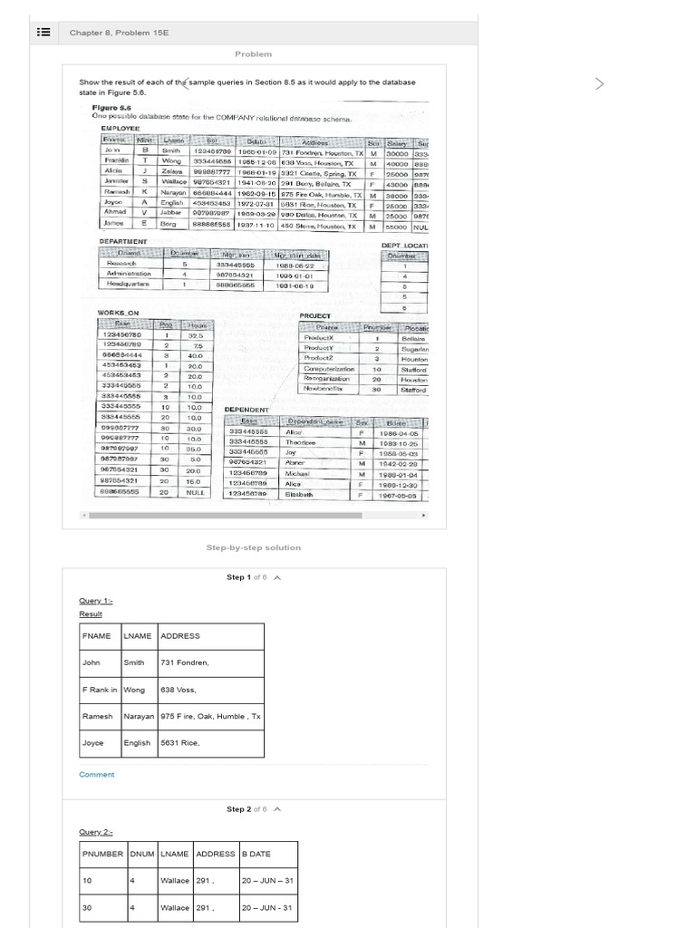 Database Query Solutions and Analysis | PDF | Relational Model ...