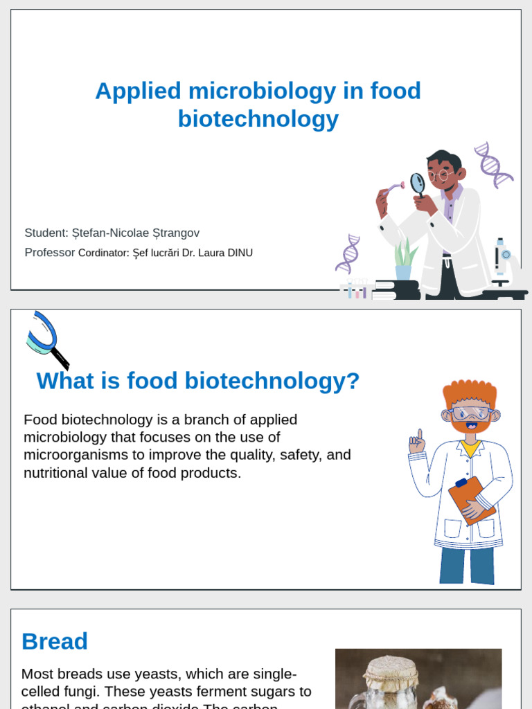 Applied Microbiology in Food Biotech - Strangov Stefan | PDF