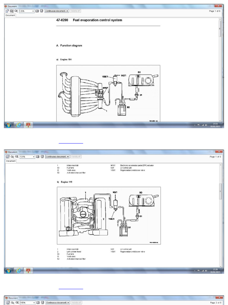 W140 Fuel Evap Control System | PDF