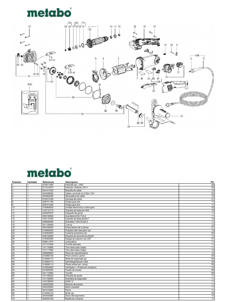 Lista de Piezas SE 17-200 RT | PDF | Bienes manufacturados | Máquinas