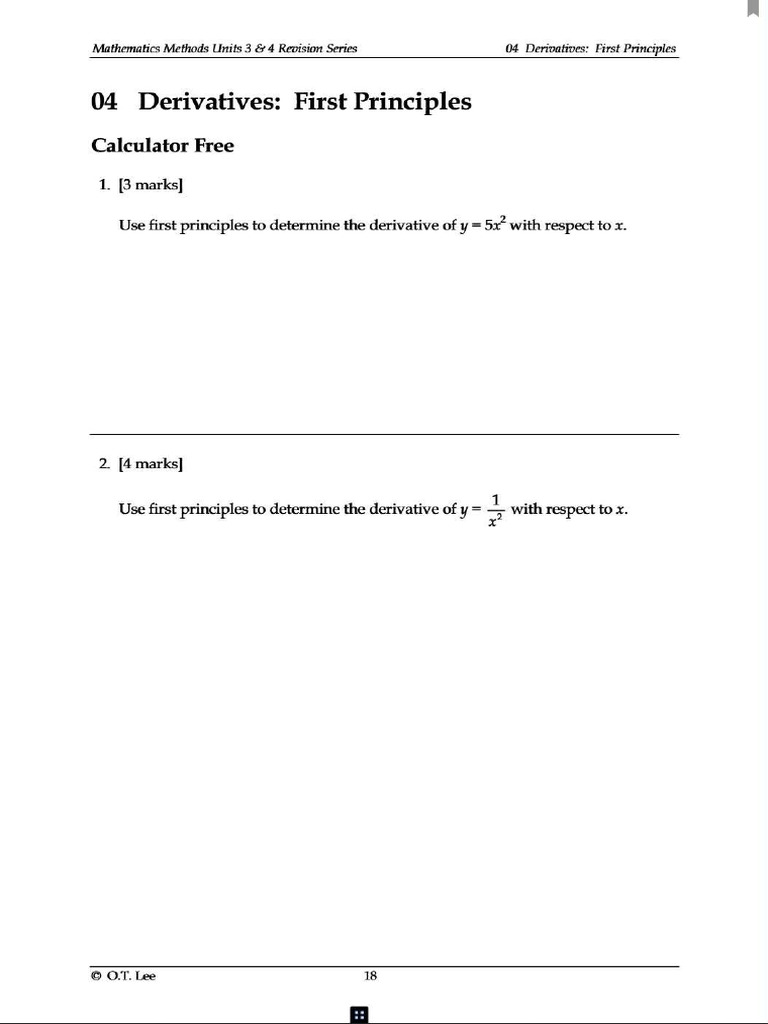 4 First Principles | PDF