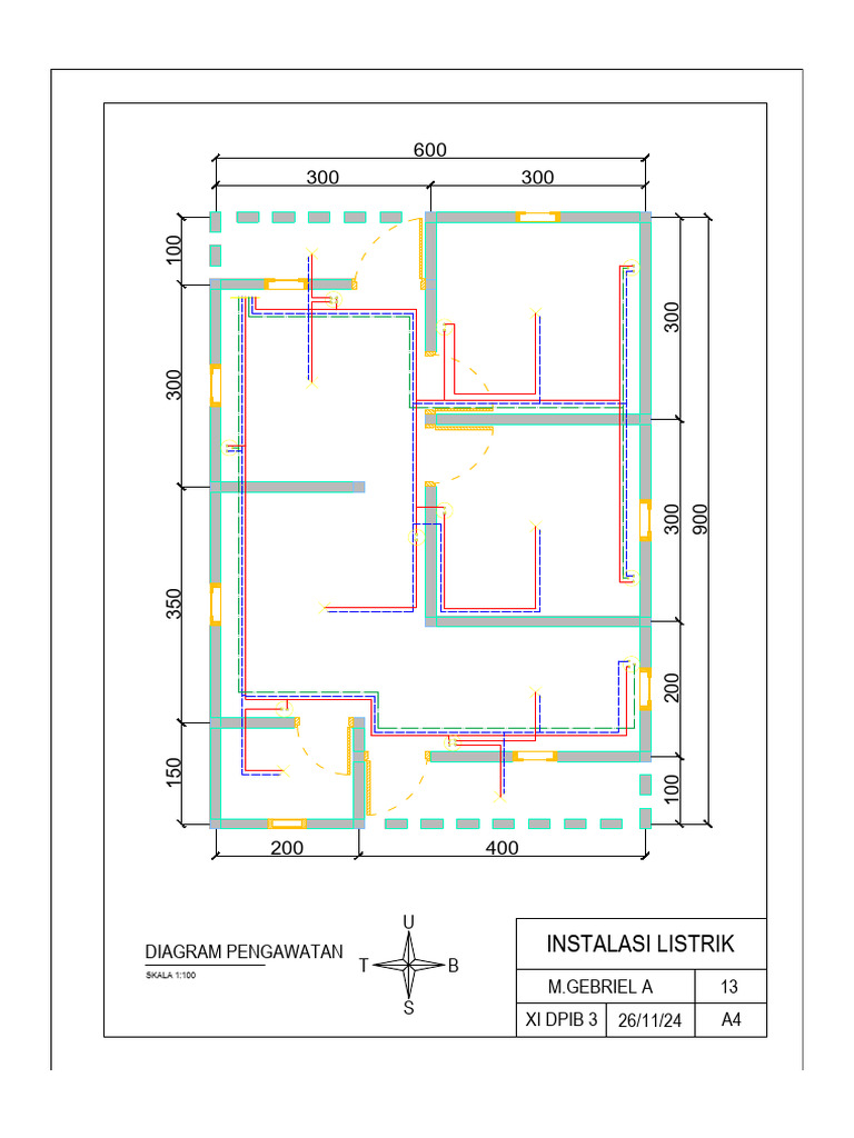 Denah Instalasi Listrik-Model | PDF