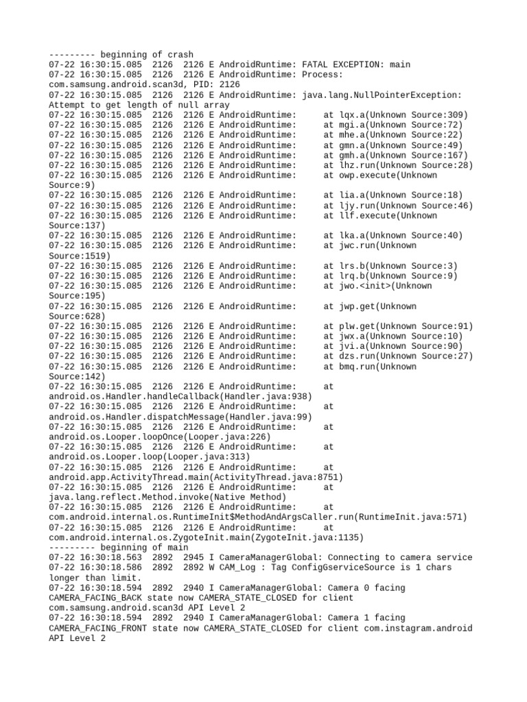 Log Cat 1753176618519 | PDF | Java (Programming Language) | Computing