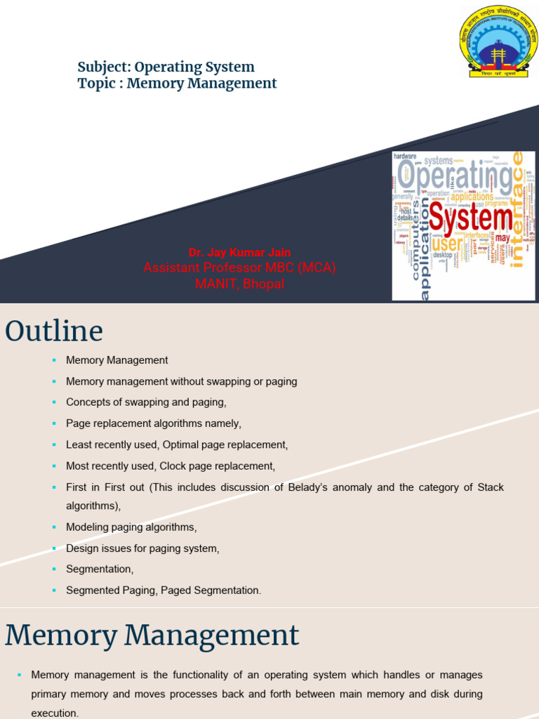 Memory Management Operating System | PDF | Computer Programming | Software