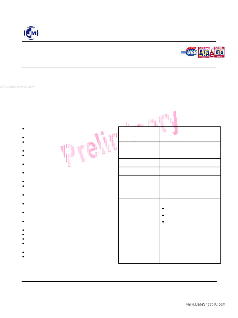 JM20336_JM | PDF | Usb | Microcontroller