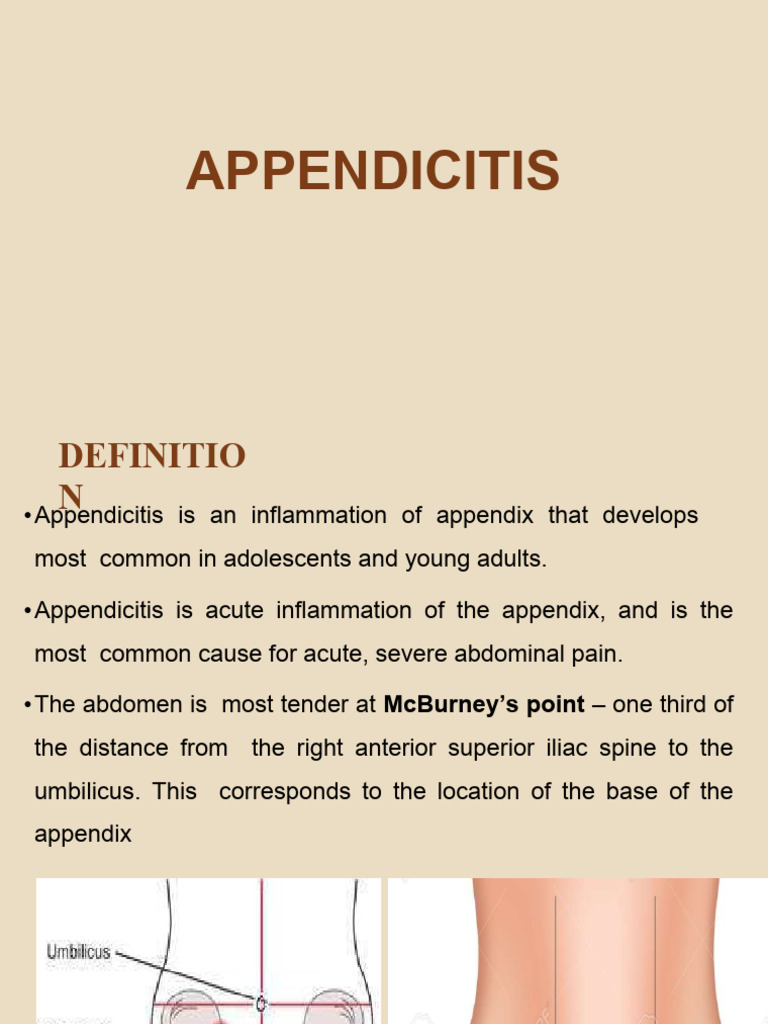 Appendicitis | PDF | Surgery | Medicine
