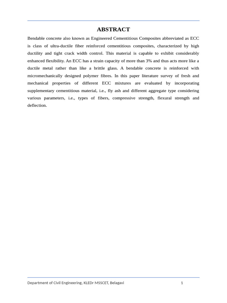 Abstract | PDF | Concrete | Strength Of Materials