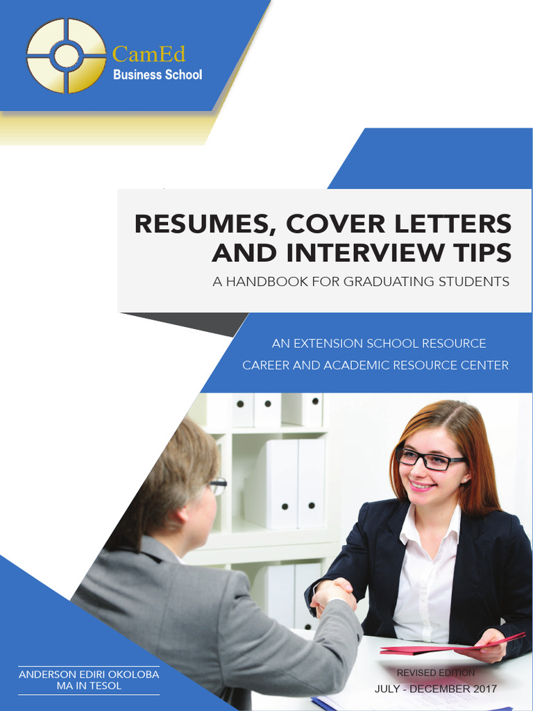 Resumes Cover Letters - Interview Tips | PDF | Résumé | Financial Analyst