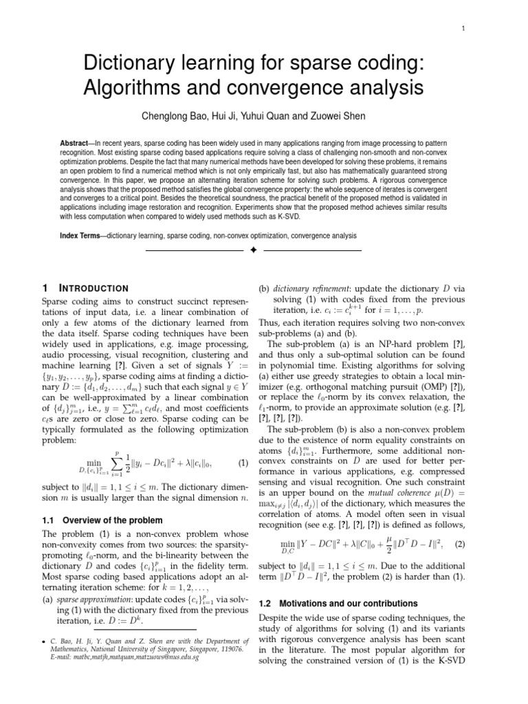 16-Tpami-Dictionary Learning For Sparse Coding - Algorithms and ...