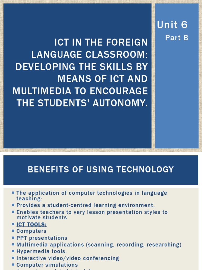 Ict - B | PDF | Educational Technology | Information And Communications ...