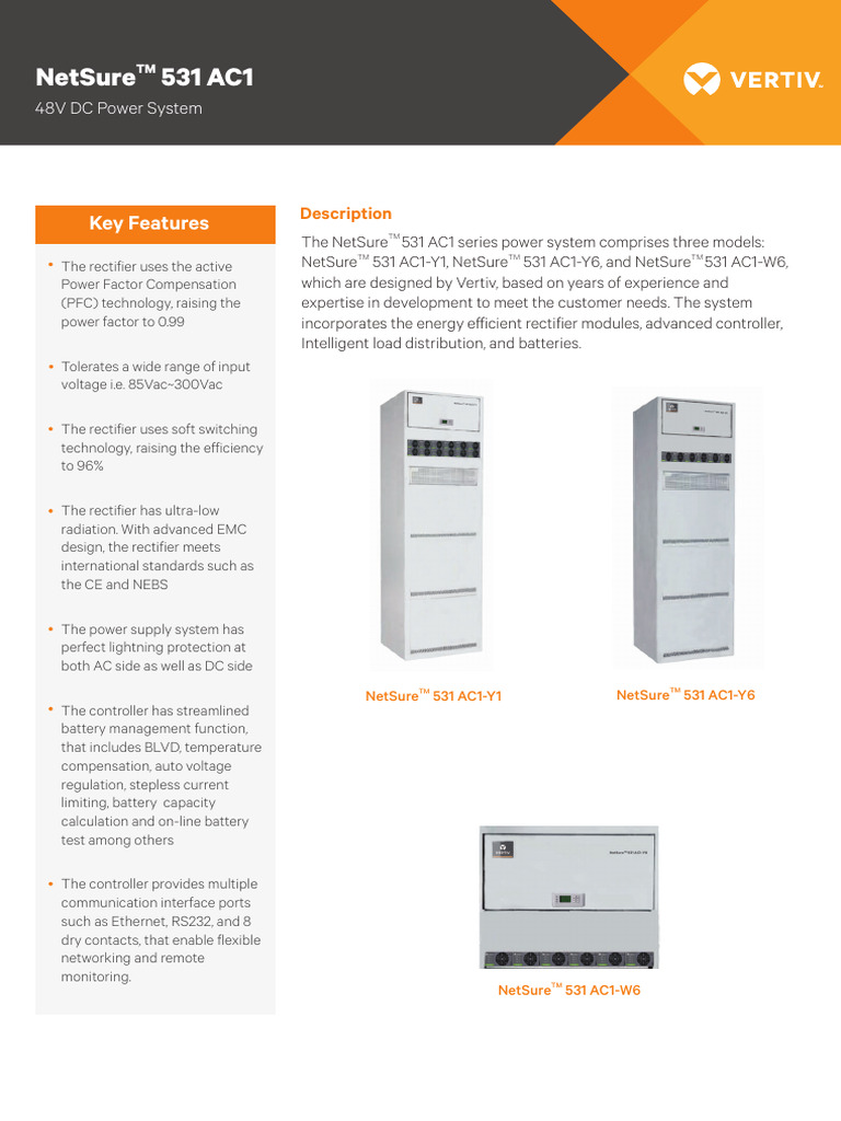 Netsure 531 Ac1 Datasheet | PDF | Rectifier | Power Supply