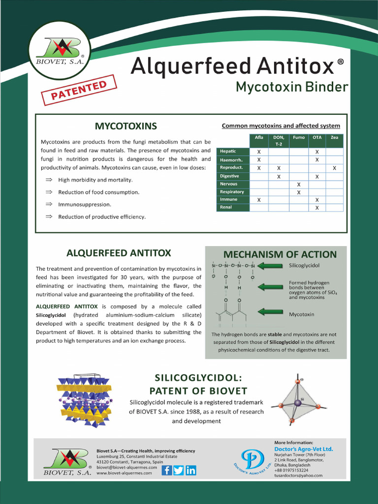 Antitox | PDF | Mycotoxin | Chemistry