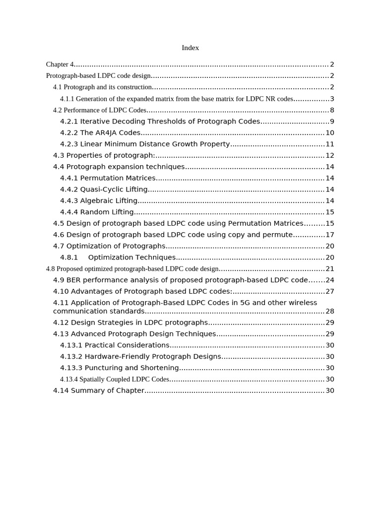 Chapter 4 Protograph LDPC | PDF | Low Density Parity Check Code ...