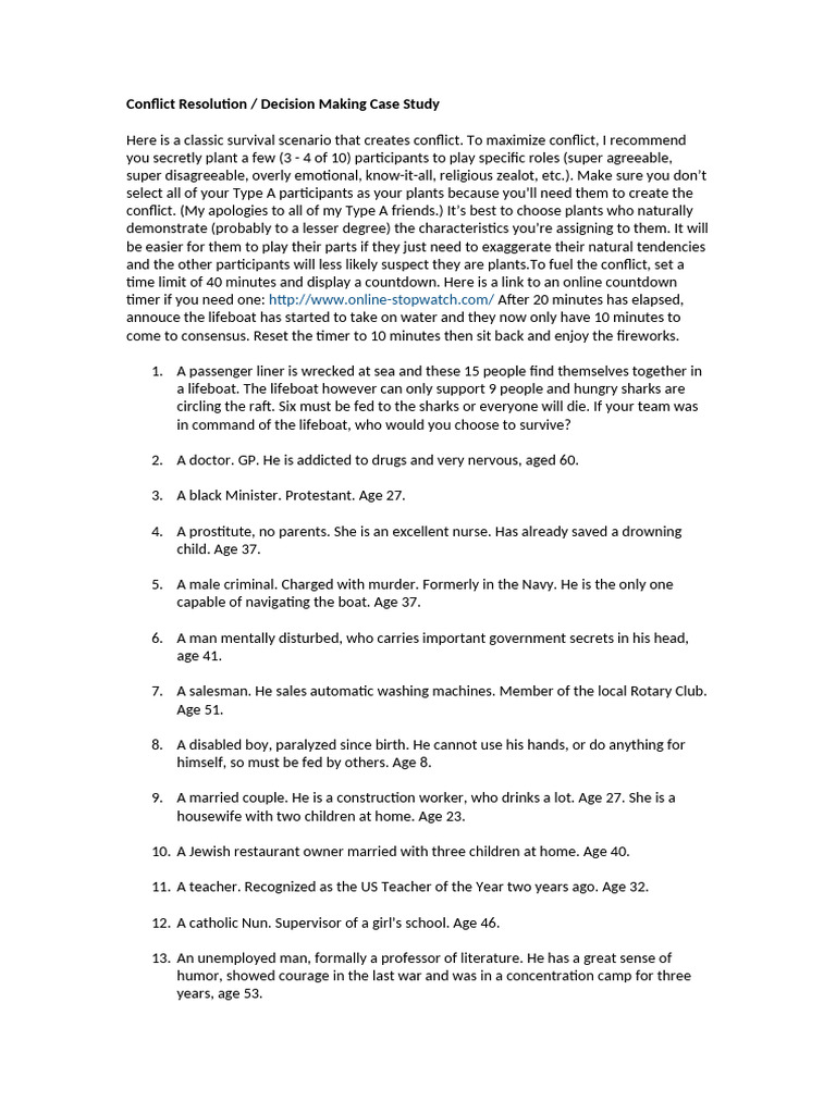 Conflict Resolution | PDF | Psychological Concepts | Behavioural Sciences