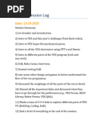 VEX Engineering Notebook Updates | PDF | Computing | Software