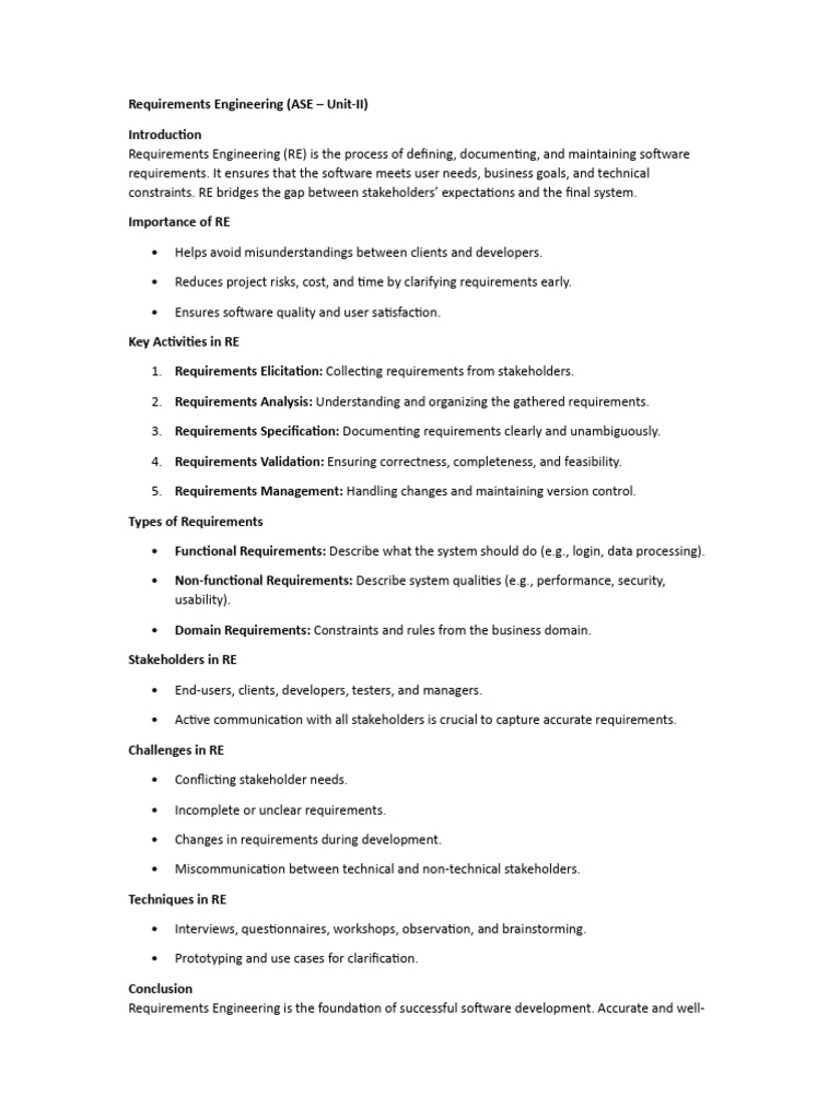 ASE Unit-2 | PDF | Use Case | Usability