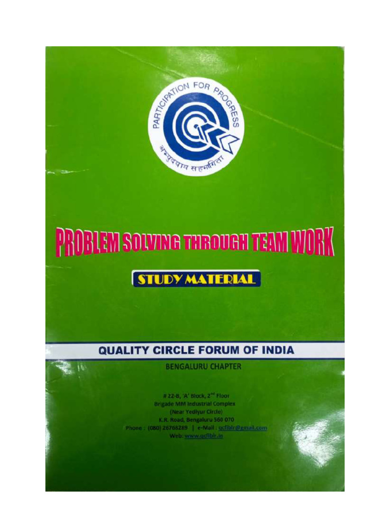 QC Hand Book | PDF