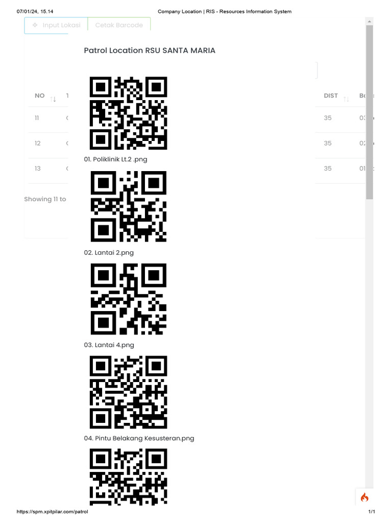 Company Location - RIS - Resources Information System | PDF