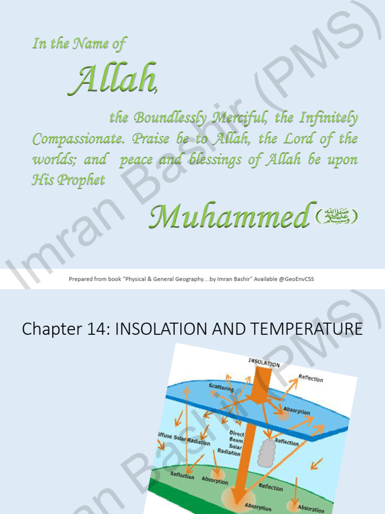 Chapter 14 - Insolation and Temperature | PDF | Heat | Atmosphere
