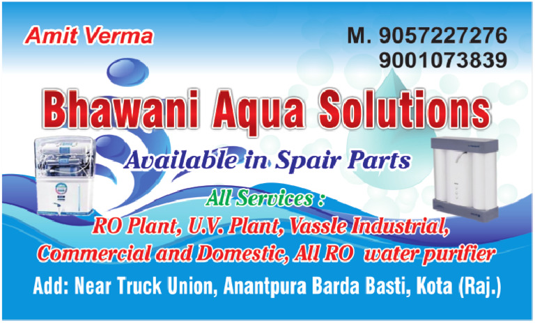 Bhawani Aqua Solutions Front | PDF