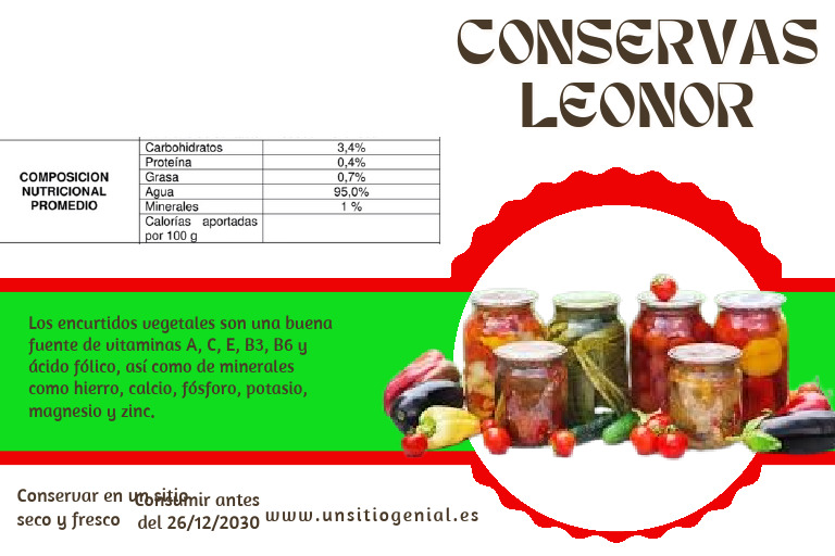 Conservas Leonor | PDF