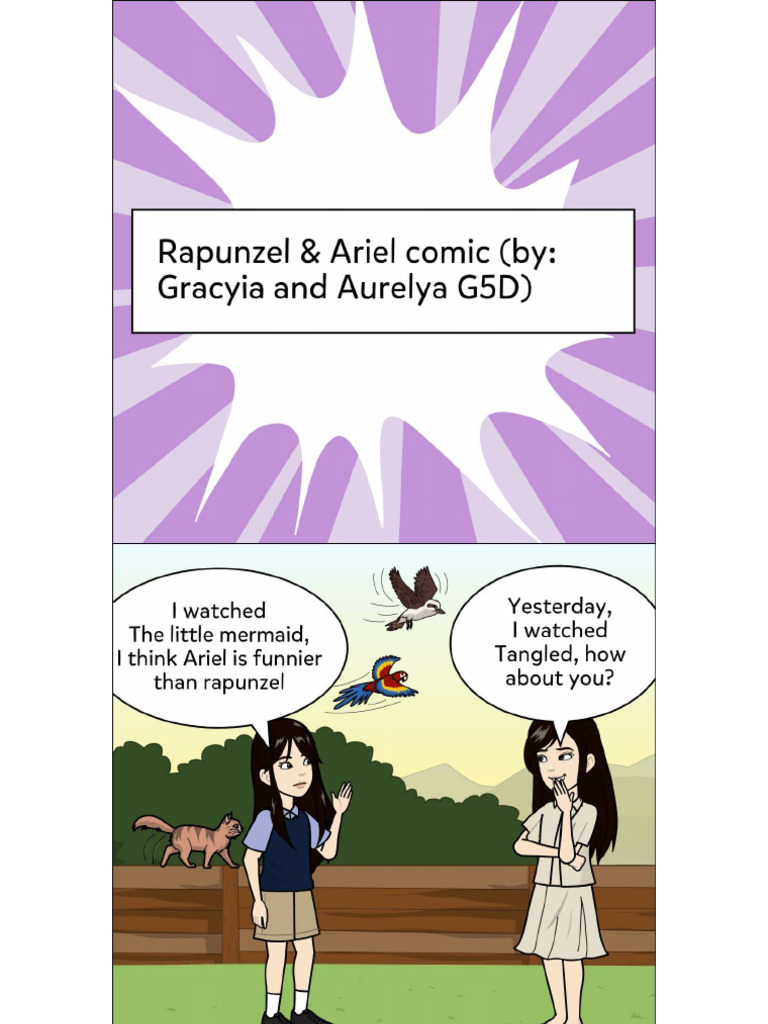 Rapunzel Vs Ariel by Gracyia and Aurelya - 001 | PDF