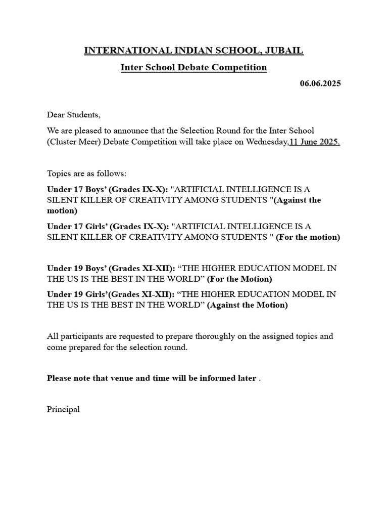 Debate Circular | PDF
