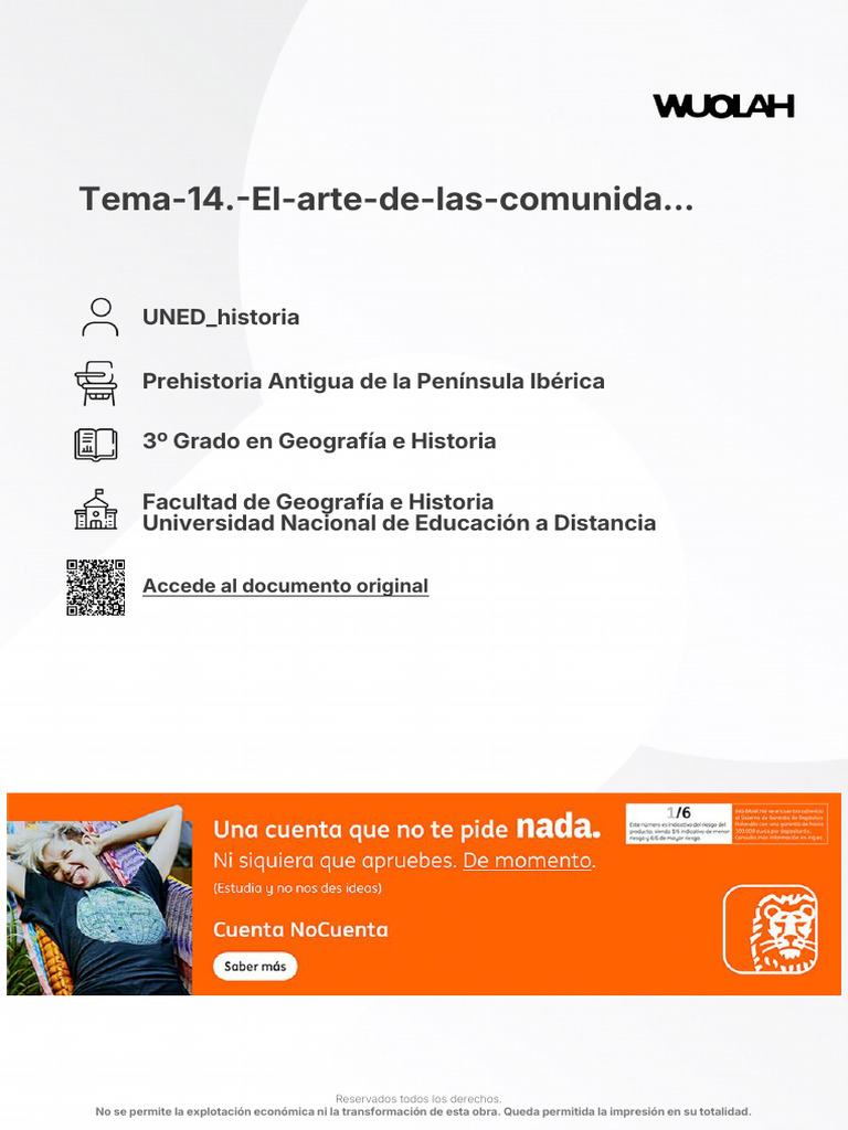 Wuolah Free Tema 14. El Arte de Las Comunidades Epipaleoliticas ...