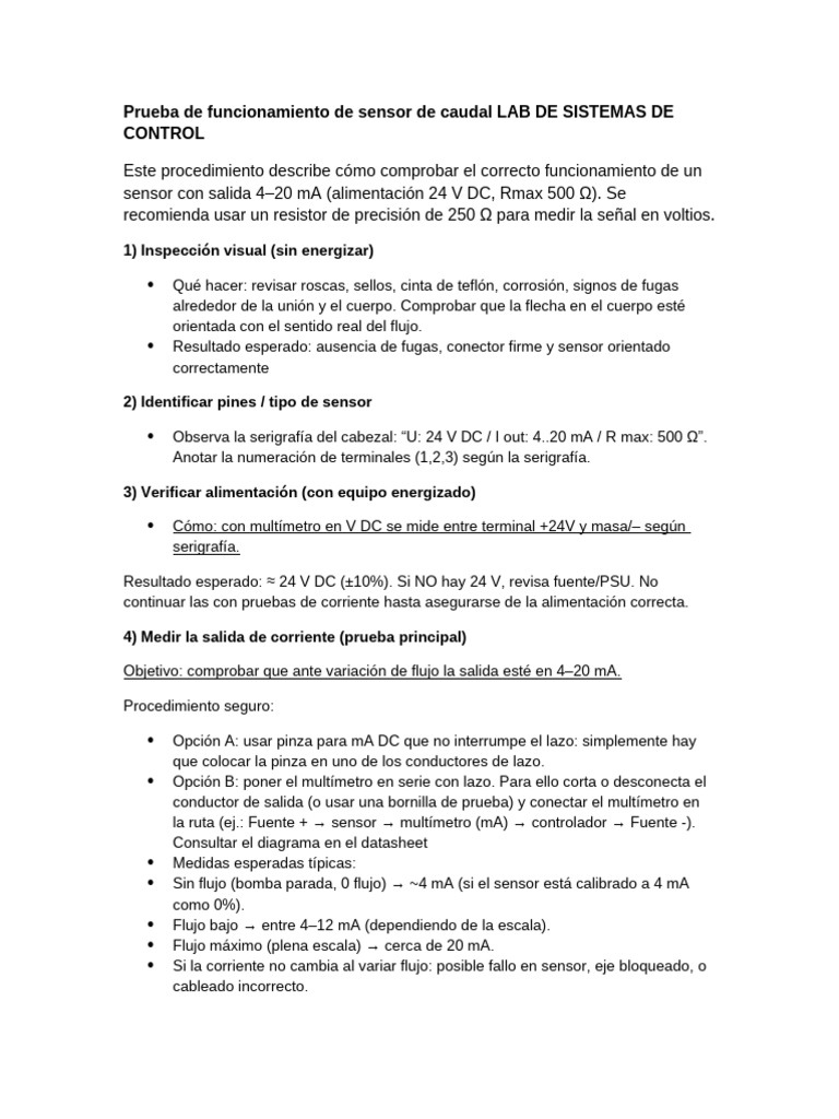 Sensor Lab Sistemas | PDF | Sensor | Resistor