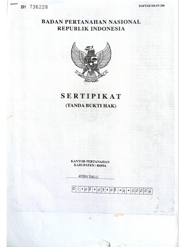 Land Certificate | PDF