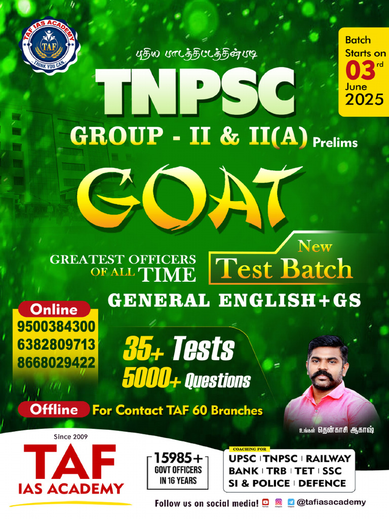 Taf Group 2,2a-Goat - General Eng With Gs | PDF
